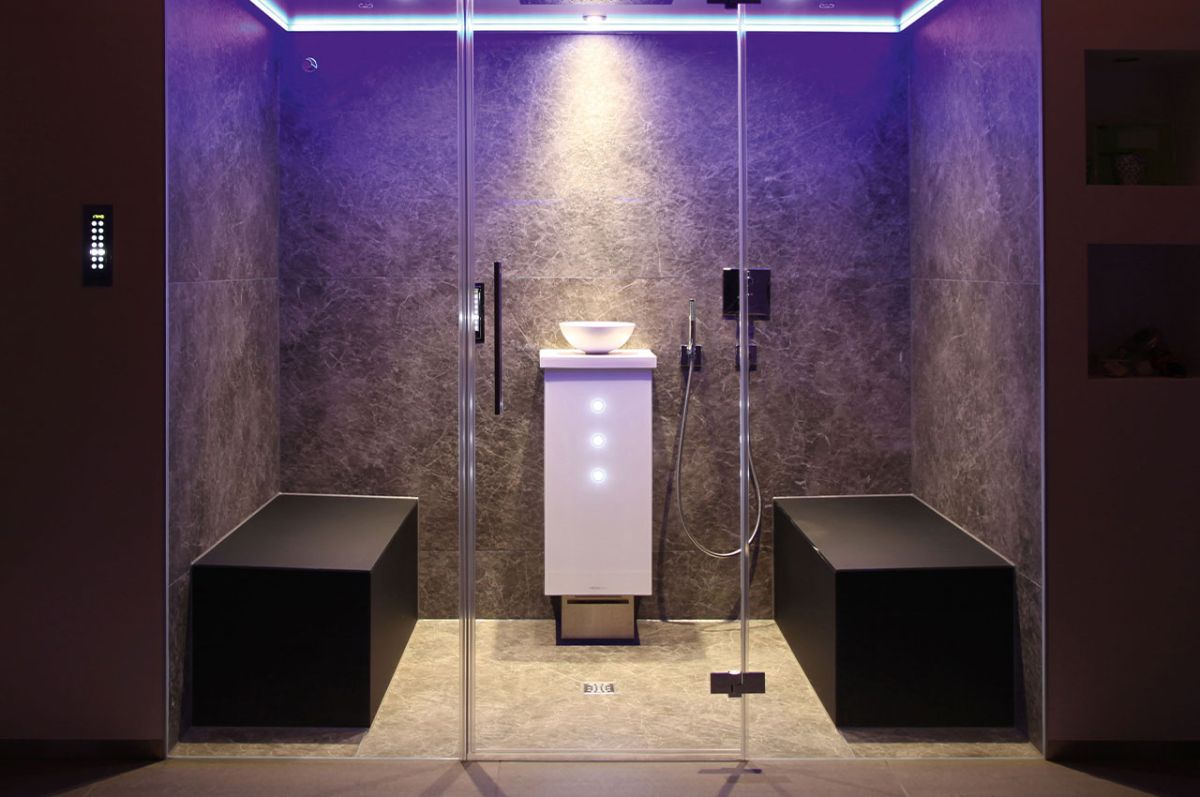 Dusche mit Dampfbad individuell gestalten